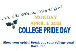 College Pride Day 2023, April 3, 2023 | Hanover Public Schools